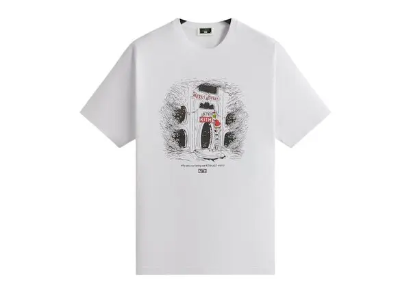 Kith X The Grinch Sign Vintage Tee Shirt - White