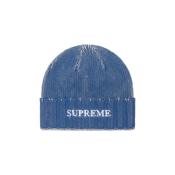 Supreme Overprint Beanie “Blue”