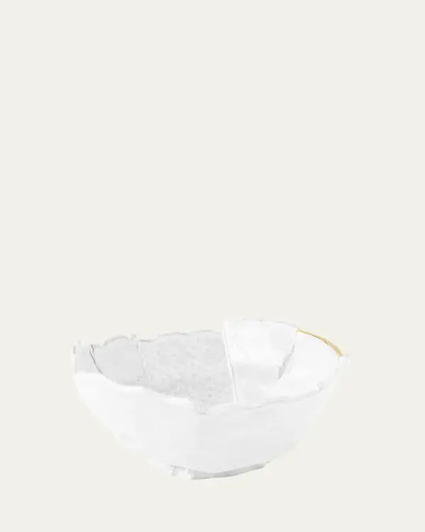 ASTIER DE VILLATTE Sacai Mini Patchwork Salad Bowl With Golden Edging