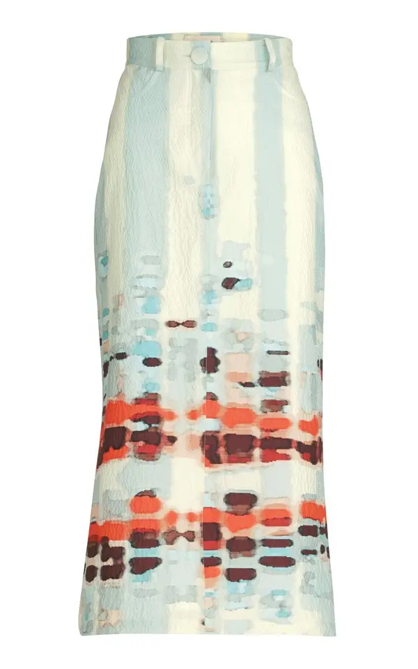 Silvia Tcherassi Layan Midi Skirt - Multi