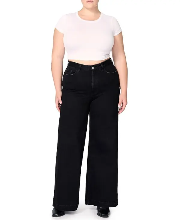Warp + Weft Plus Wide Leg Jean - Inkwell