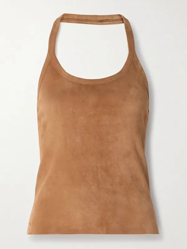 Stouls Cherry Open-back Tank - Brown