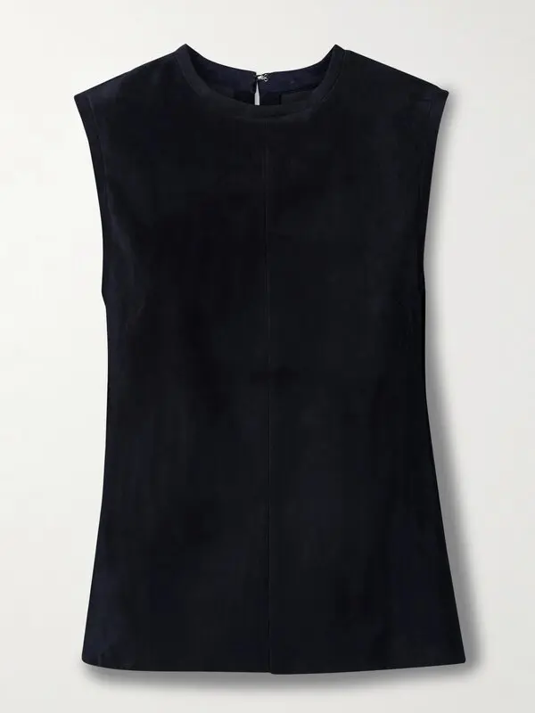 Stouls Miuccia Suede Tank - Blue