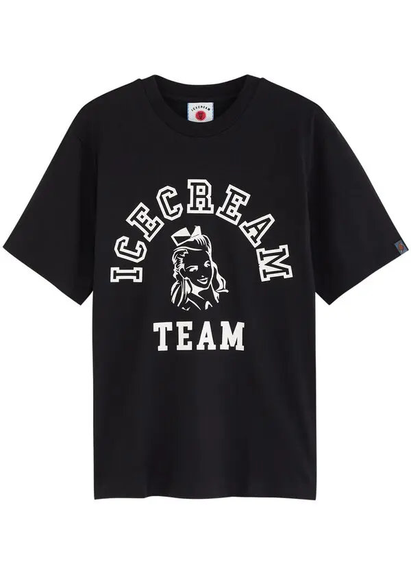 HARVEY NICHOLS Team Icecream Printed Cotton T-shirt