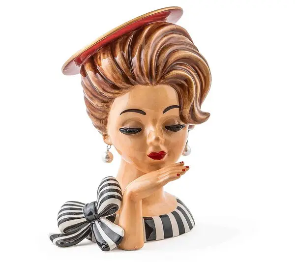 MACKENZIE-CHILDS Lady Portrait Vase