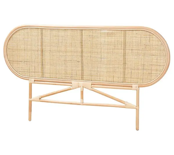 BALI & PARI Reegan Rattan Queen Standalone Head Board