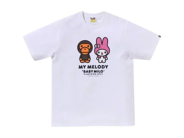 BAPE X My Melody Baby Milo Tee Shirt - White