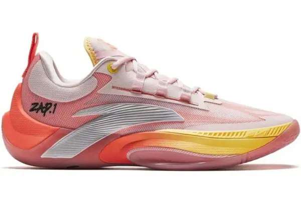 ANTA Instant Zap 1in Sneakers - Pink/yellow