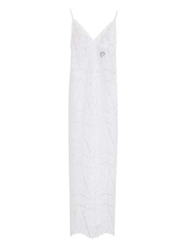 AMIR SLAMA Lace Midi Dress