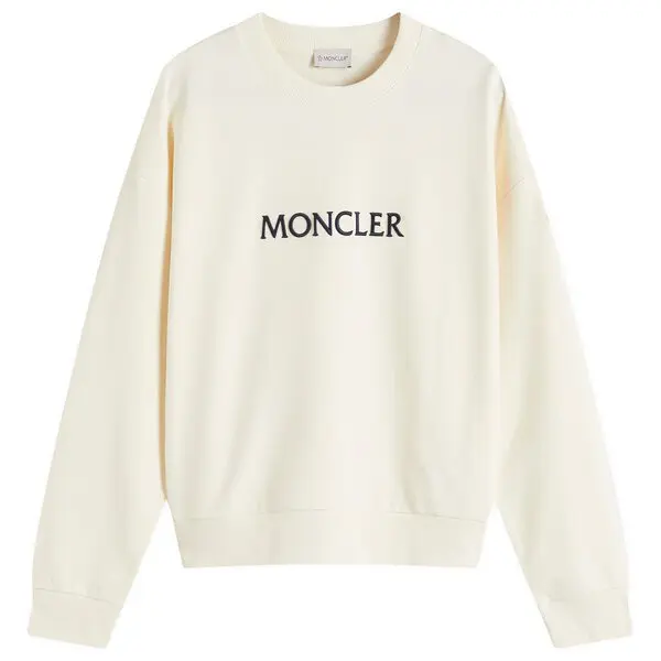 Moncler Logo Sweatshirt - Off White