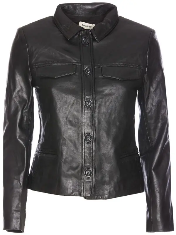 Zadig&Voltaire Liam Leather Jacket - Black