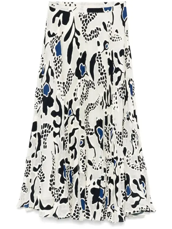 Ulla Johnson Faun Midi Skirt - Neutrals