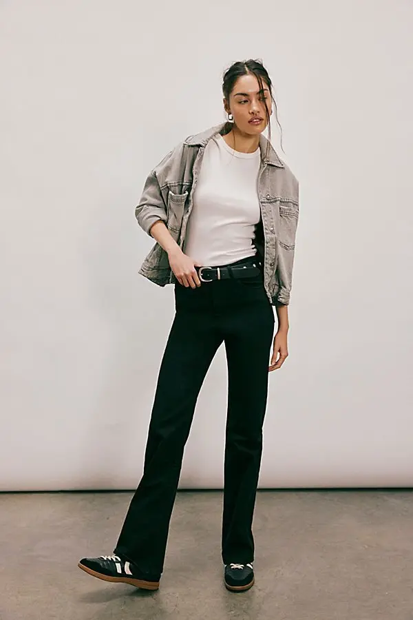 FRAME The Arrow Straight Leg Jeans - Smokescreen