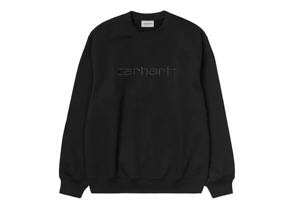 Carhartt Wip Logo Sweatshirt - Black
