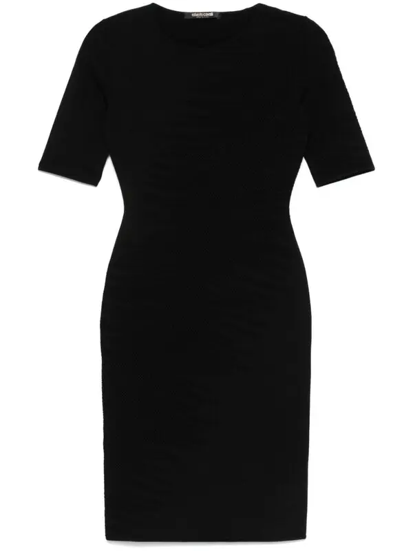 Roberto Cavalli Openwork Mini Dress