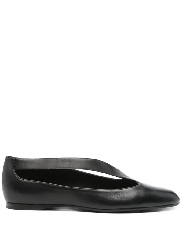 Khaite Diana Ballet Flats - Black