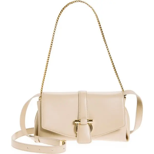 FERRAGAMO Mini New Line Shoulder Bag - Stone