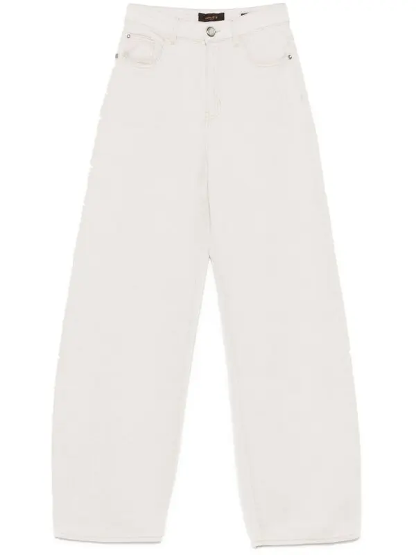 MOORER Blanche Trousers - White
