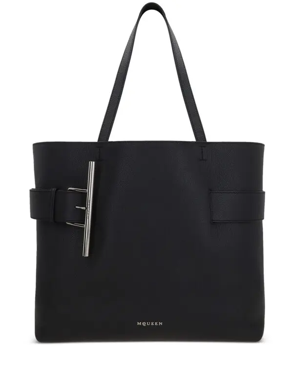 Alexander McQueen T-bar Sling Tote Bag - Black