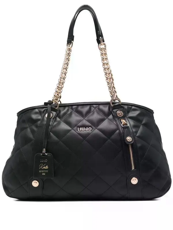 Liu Jo Quilted Shoulder Bag - Black