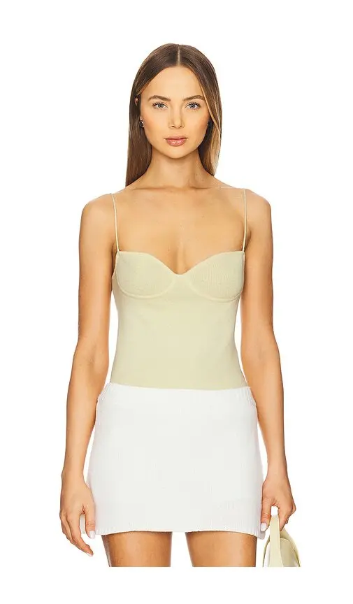 LISA YANG Alicia Top - Lemon Sorbet