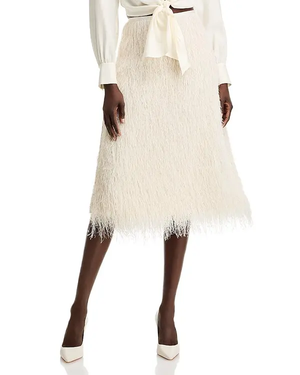3.1 Phillip Lim Eyelash Texture Skirt - Ivory