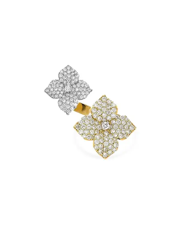 Piranesi 18k And Diamond Fiore Open Ring