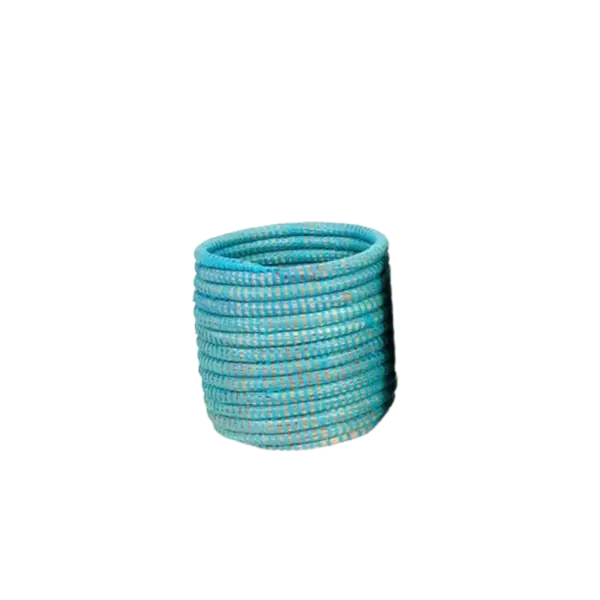 MBARE Succulent Basket Planter Success - Turquoise