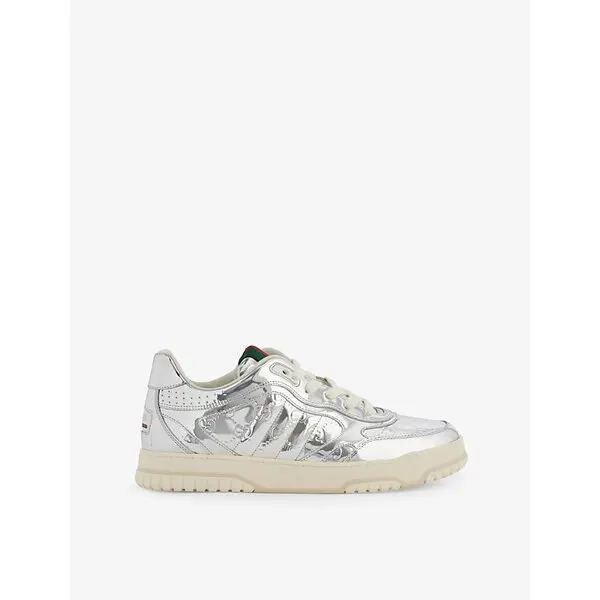 Gucci Re-web Mirror Leather Low-top Trainers