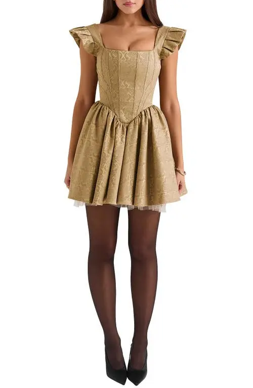 House Of Cb Saasha Bow Back Mini Dress