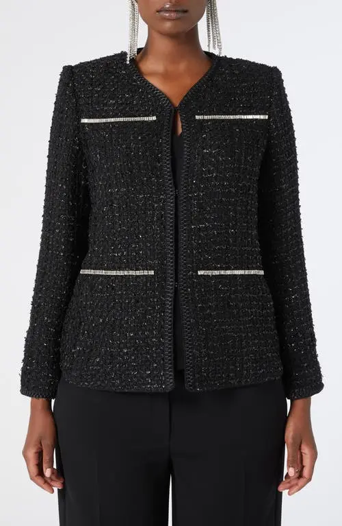 Marina Rinaldi Fungo Metallic Tweed Jacket