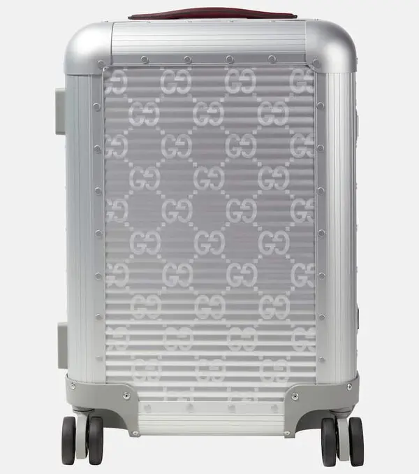 Gucci Porter Gg Carry-on Suitcase - Silver