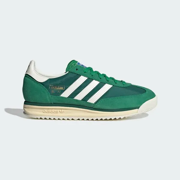 Adidas Sl 72 Rs Shoes - Green / Core White / Collegiate Green