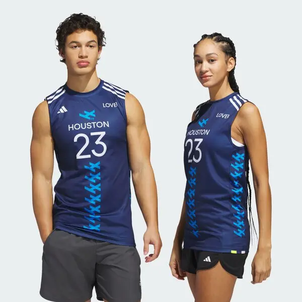 Adidas X Lovb Thompson Sleeveless Jersey - Team Navy / Light Blue