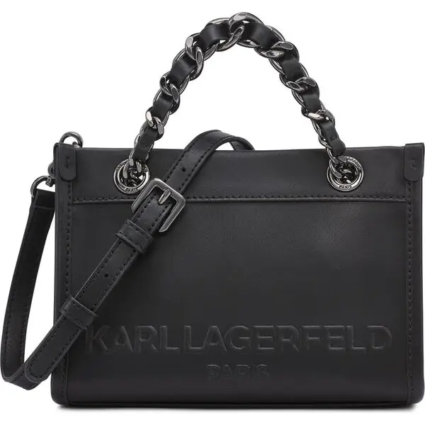 Karl Lagerfeld Paris Savoie Mini Crossbody - Black