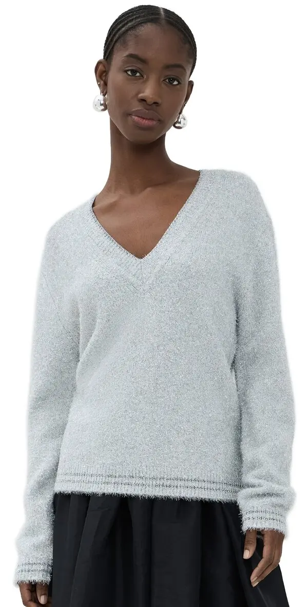 Le Superbe Celestial Knit V-neck Sweater