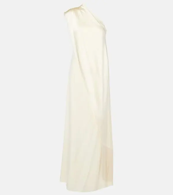 TALLER MARMO Berenson Crêpe Cady Gown - White