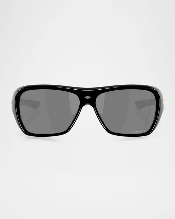 Oakley Rectangular Sunglasses - Shiny Black