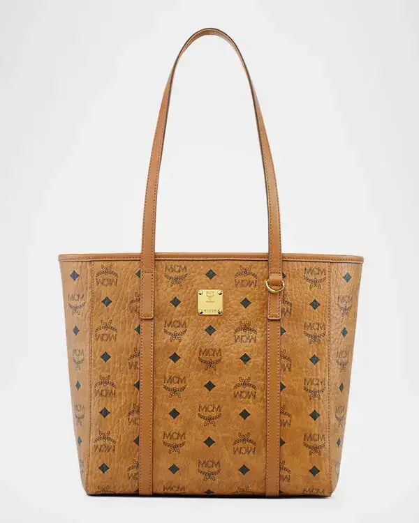 Mcm Himmel Medium Visetos Tote Bag - Natural | Editorialist