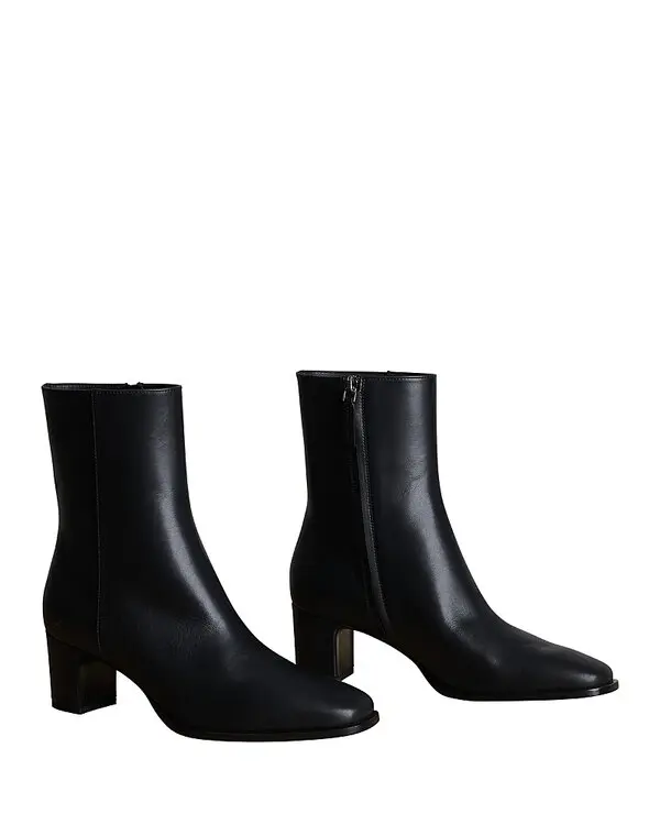 Jenni Kayne Square Heeled Boots - Black
