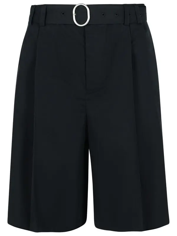 JIL SANDER Cotton Blend Bermuda Shorts
