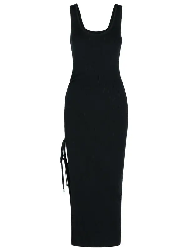 Michael Kors Ruched Wool Blend Dress
