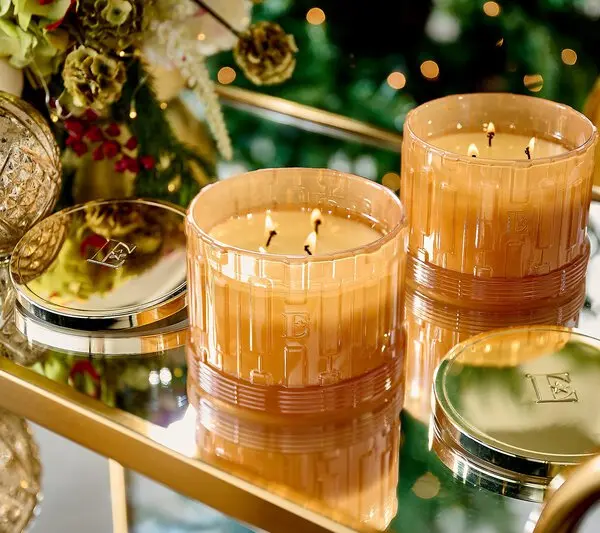HOMEWORX BY SLATKIN + CO. As Is Elton John Slatkin + Co. S/2 14oz Ginger Candles