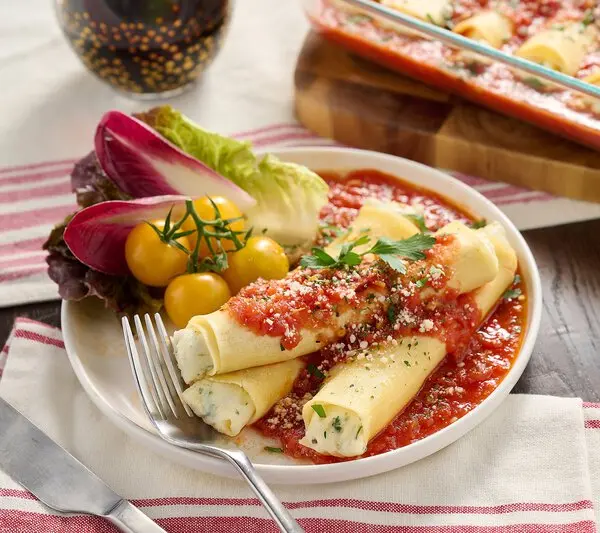 SERGIO'S A-d 15 Oz. Manicotti Trays W/sauce Auto-delivery