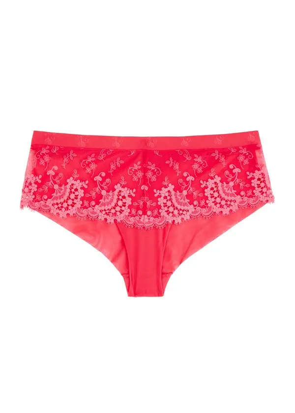 Simone Perele Wish Tulle Briefs - Pink
