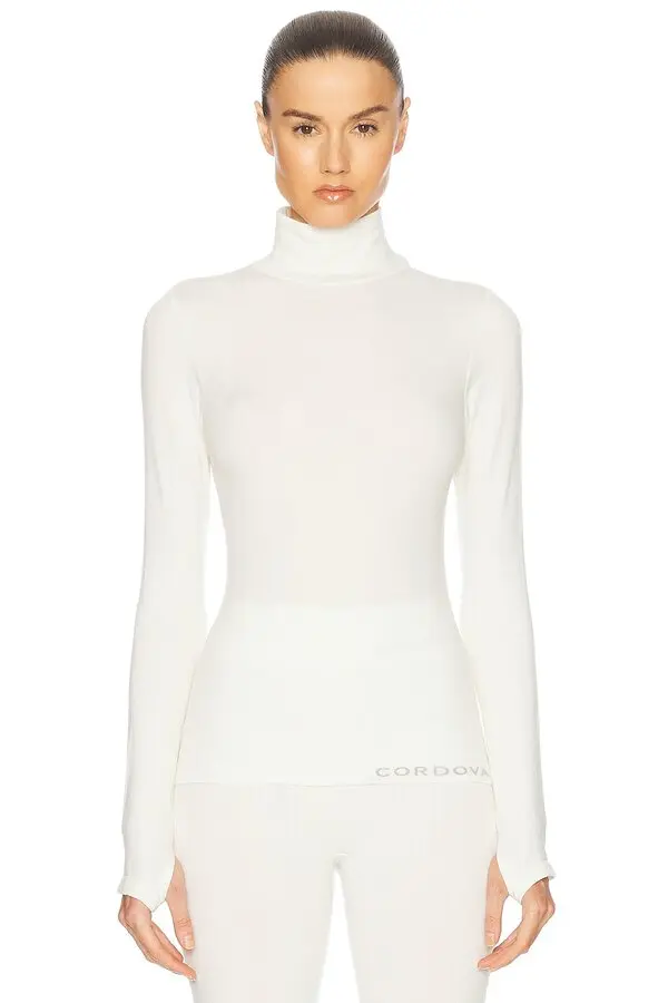 Cordova Sol Baselayer Top - Alabaster