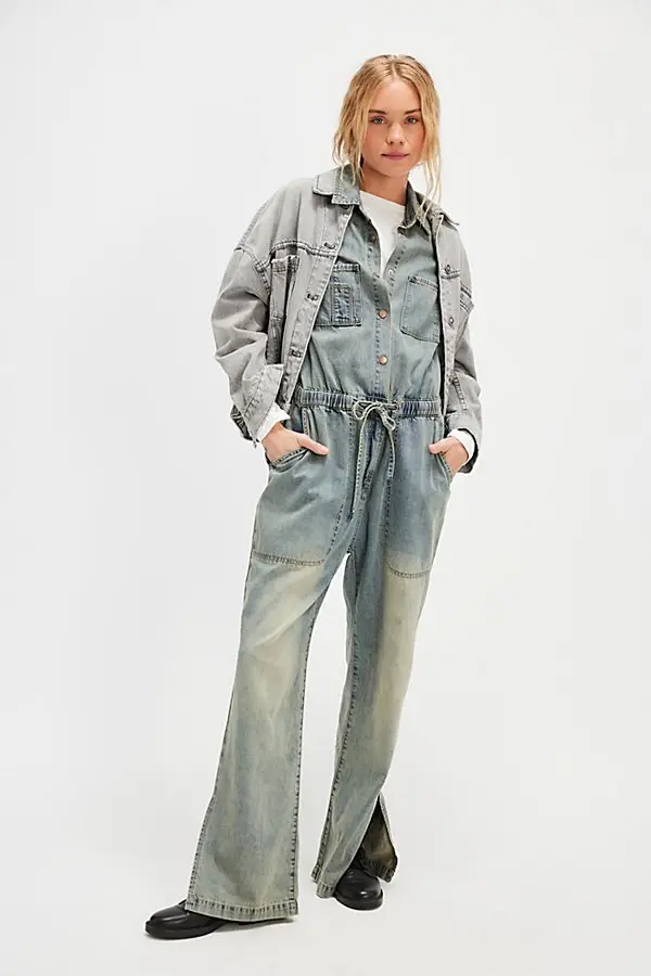 ONETEASPOON Veronica Denim Jumpsuit