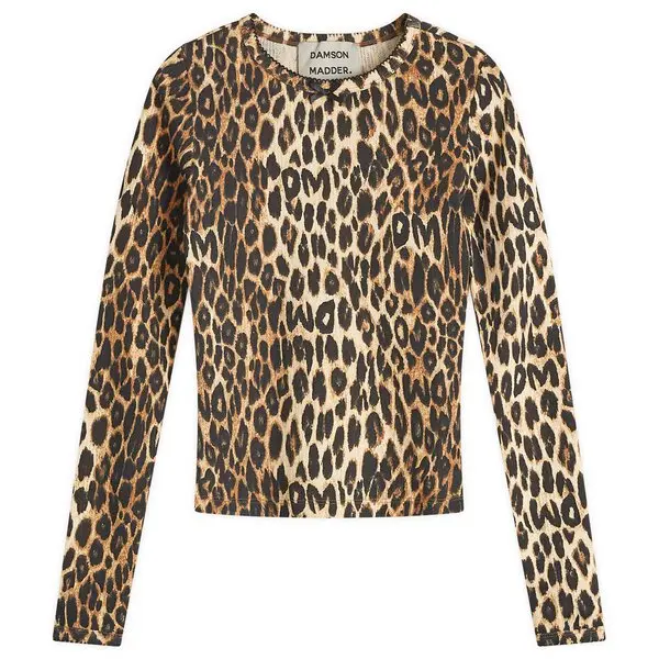 DAMSON MADDER Lua Pointelle Long-sleeve Top
