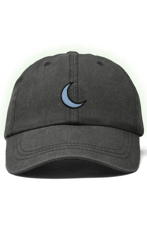 DALIX Moon Baseball Cap - Washed Gray