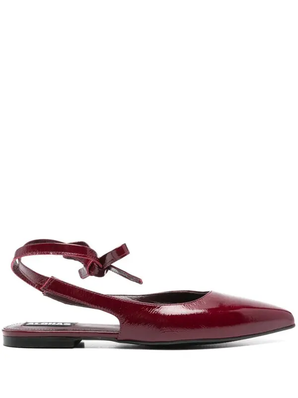 ALOHAS Ribbon Ballerinas - Red